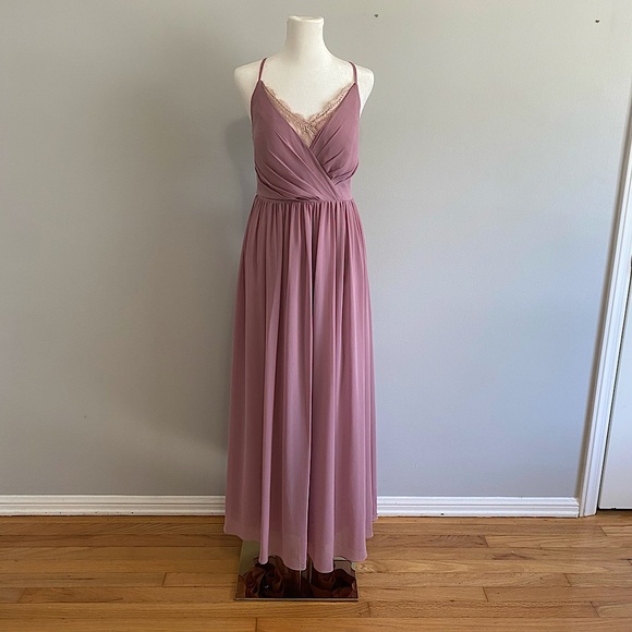 Azazie | Dresses | Azazie Evelina Vintage Muave Custom 39 Bust 38 Waist ...